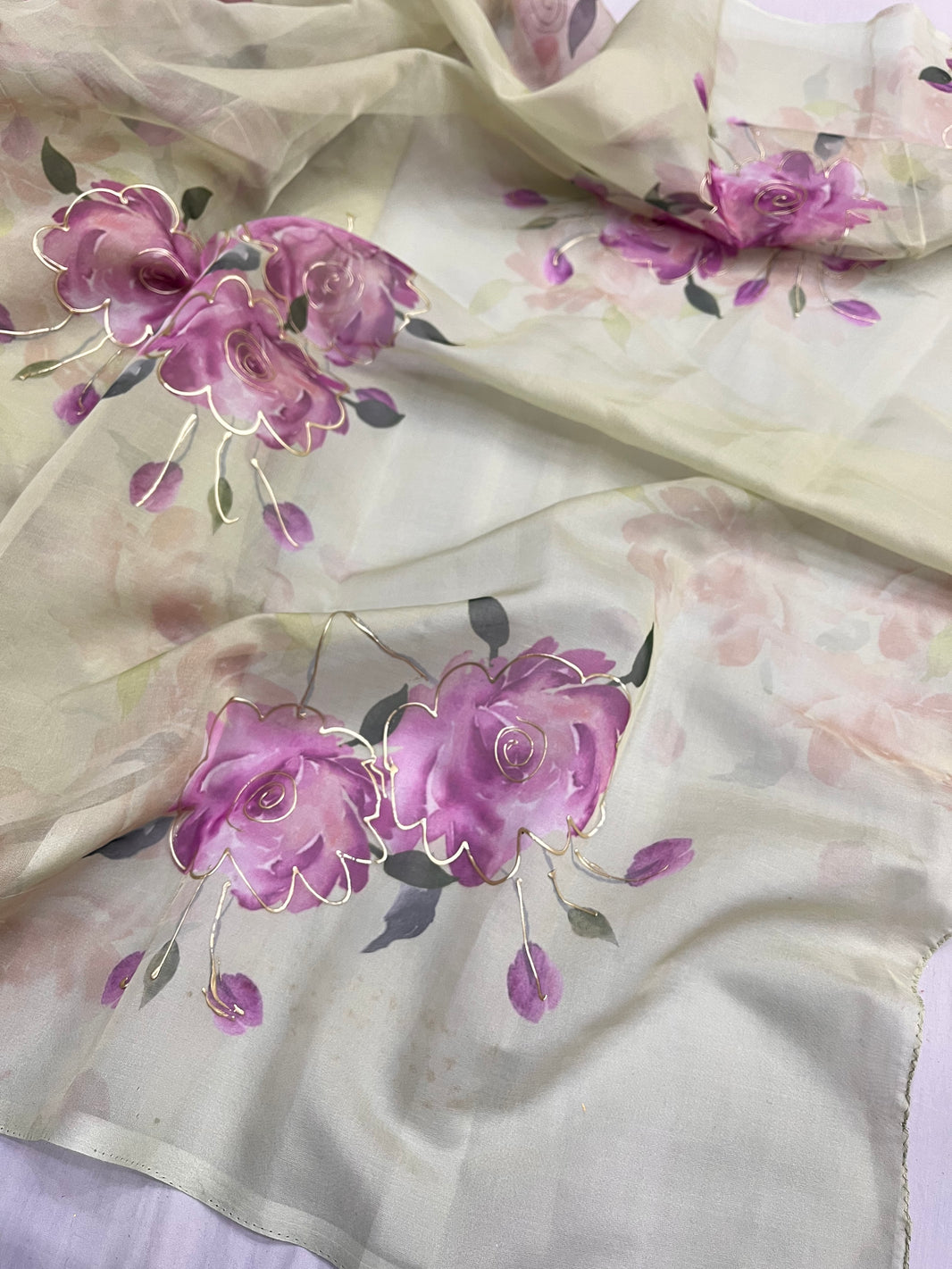 Organza Print Sarees – The Loom Store