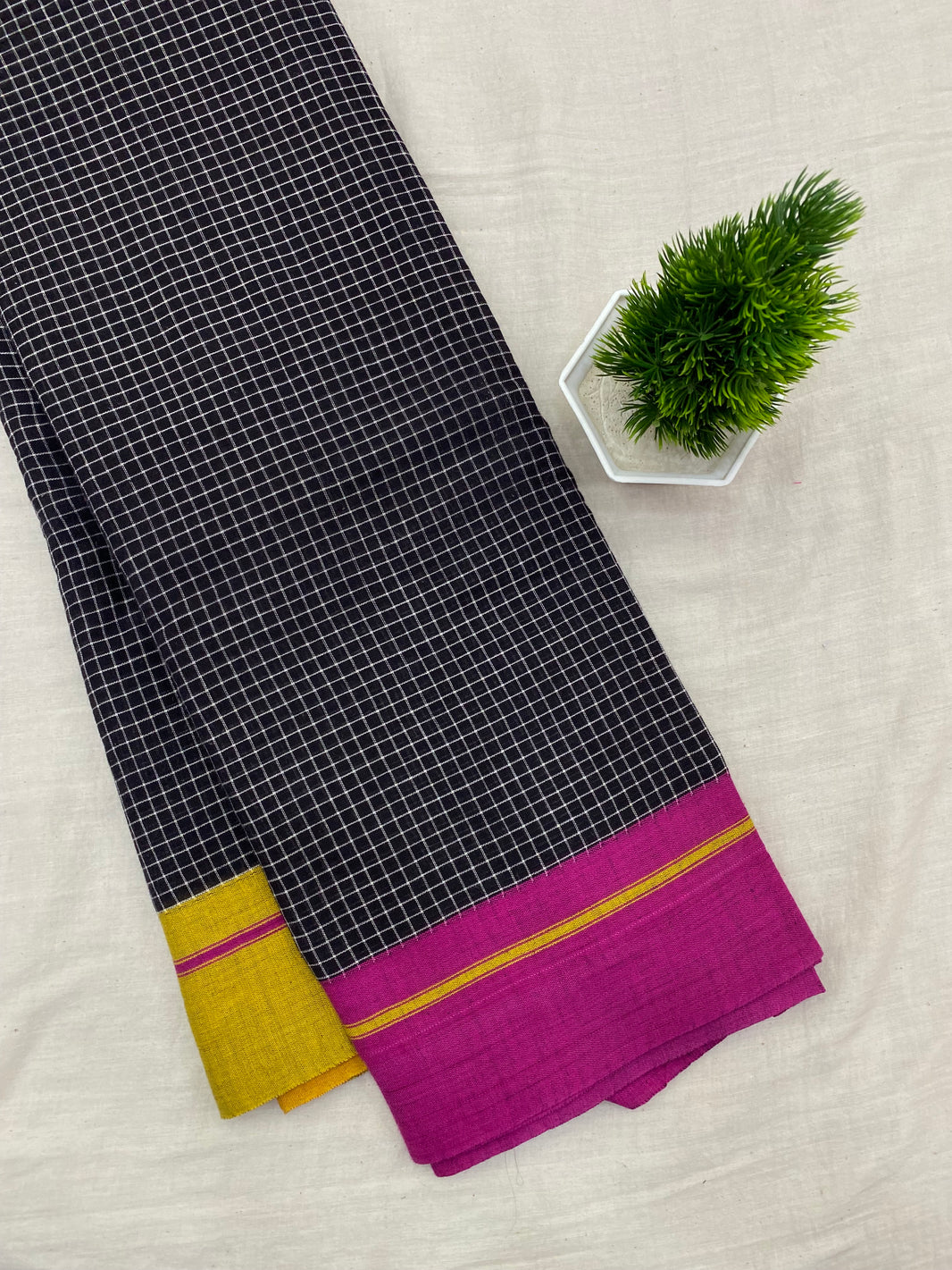 Patteda Anchu Cotton Sarees – The Loom Store