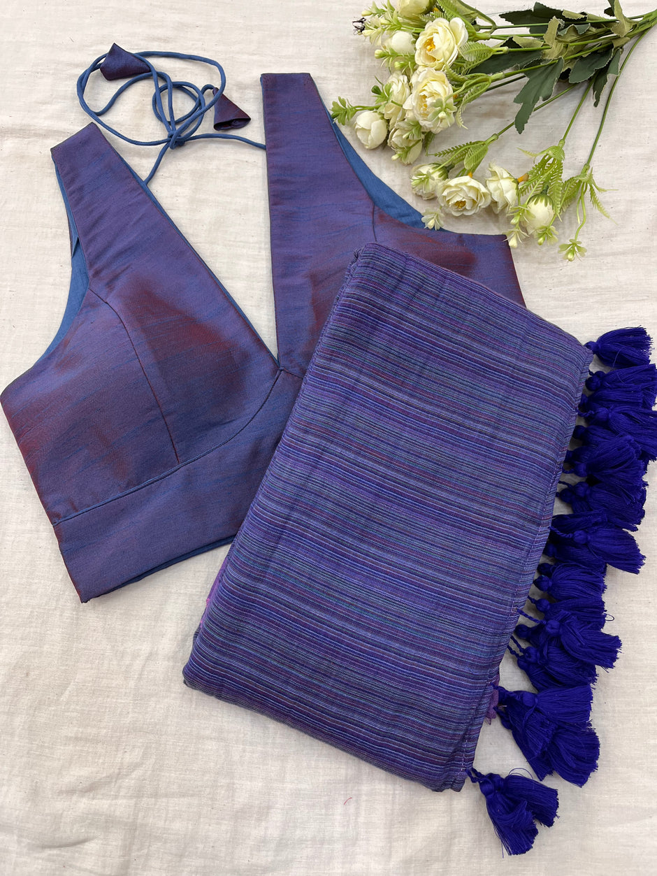 Saree Blouse Combo Set – The Loom Store